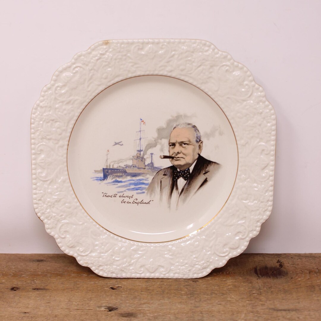 Vintage Nelson Ware — Winston Churchill "there Will Always Be an ...