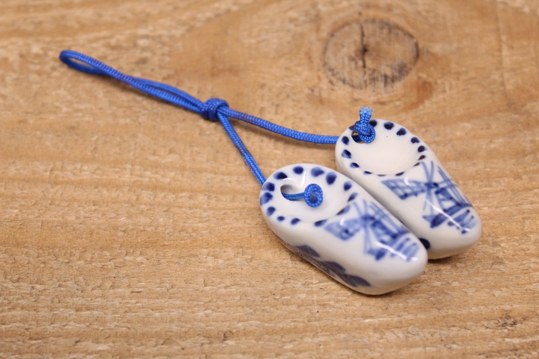 Pair of Miniature Ceramic Dutch Clogs - Etsy
