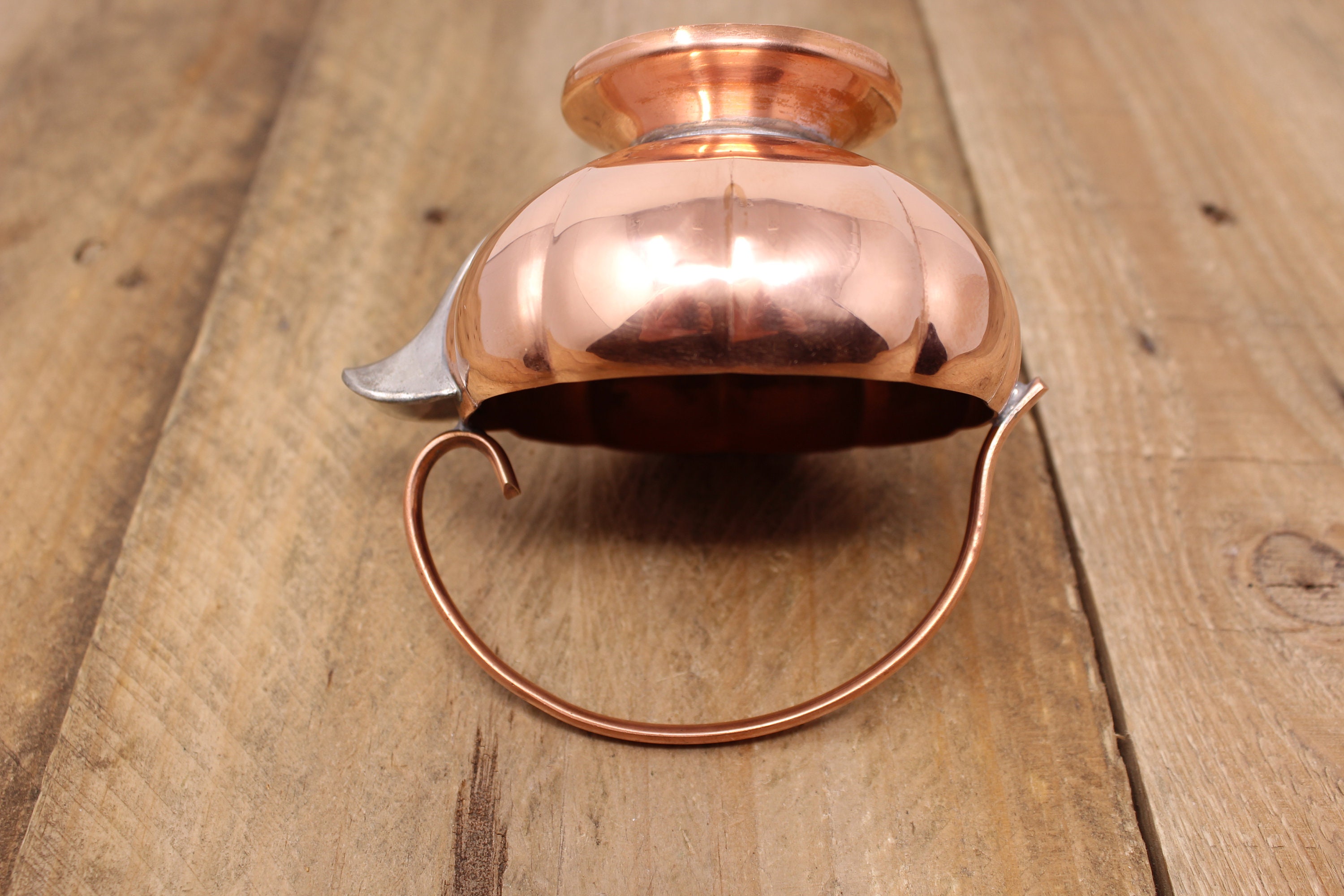 Vintage Venetian Copper Creamer | Etsy