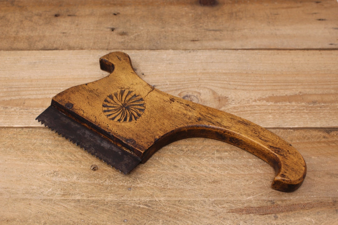 Antique Primitive Decorated Wooden Stair Saw / Hand Saw / Bone Saw - Etsy