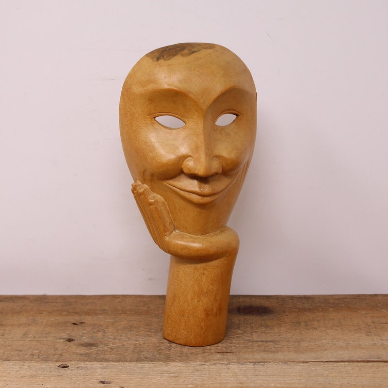 Smiling Face Mask - Etsy