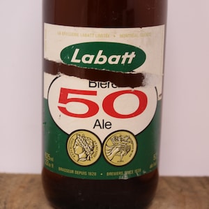 Vintage Labatt 50 Ale - 625ml - Beer Bottle - Paper Label - Etsy