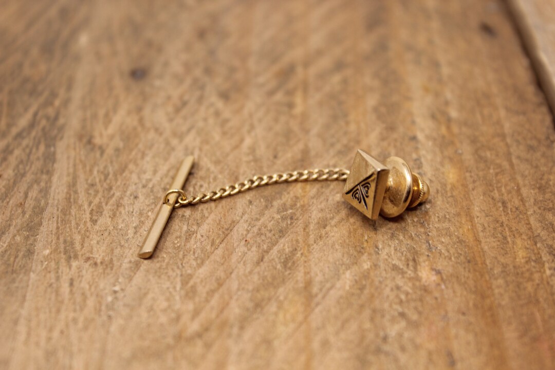 Vintage Swank Gold-tone Tie Pin - Etsy