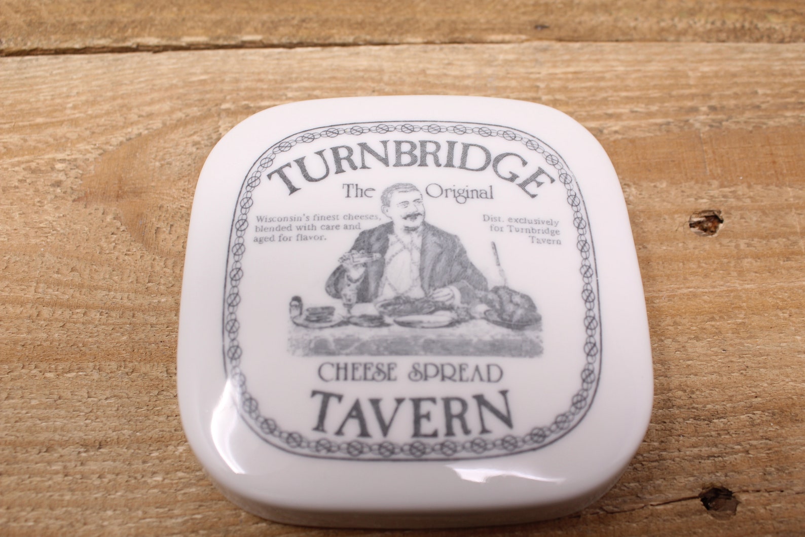 Vintage Turnbridge Tavern Cheese Spread Ceramic Jar - Etsy
