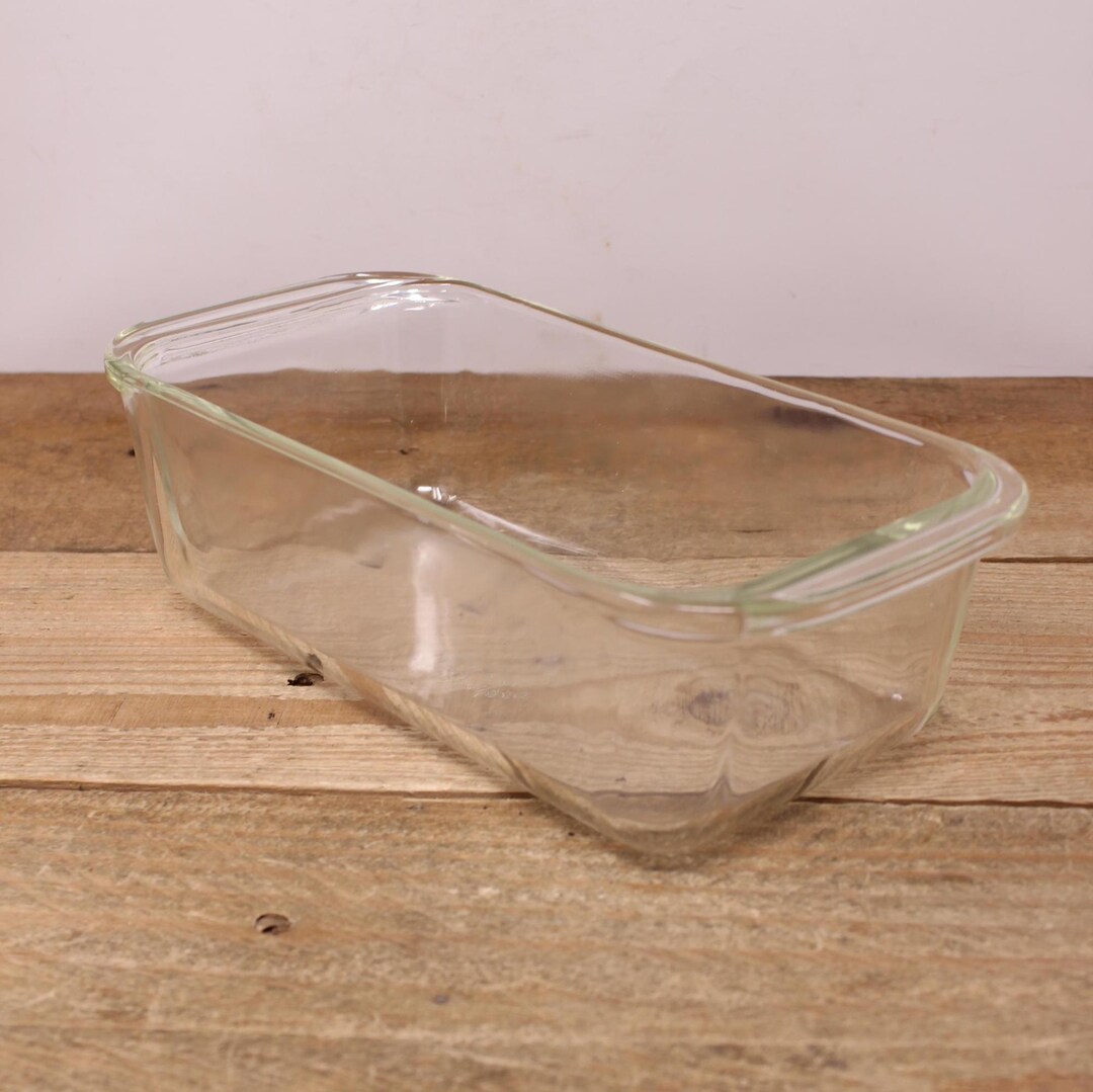 Vintage Clear Glass Pyrex 213 Loaf Pan - Etsy