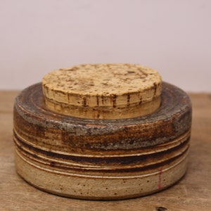 Vintage Tue Poulsen - Tobak Pottery Tobacco Jar With Cork - Made in ...