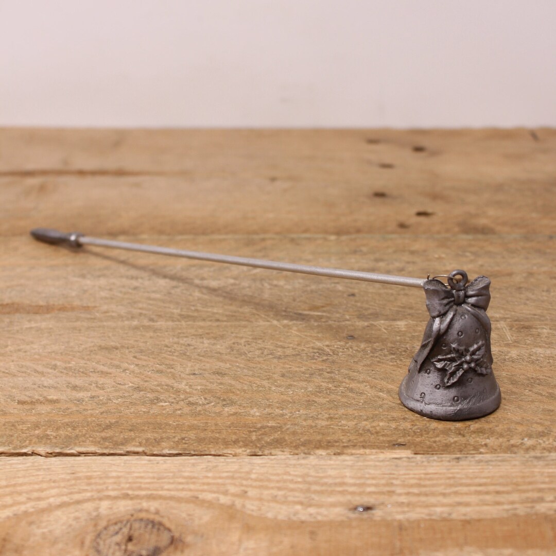 Vintage Bell Shaped Pewter Candle Snuffer - Holiday Candle Snuffer - Etsy