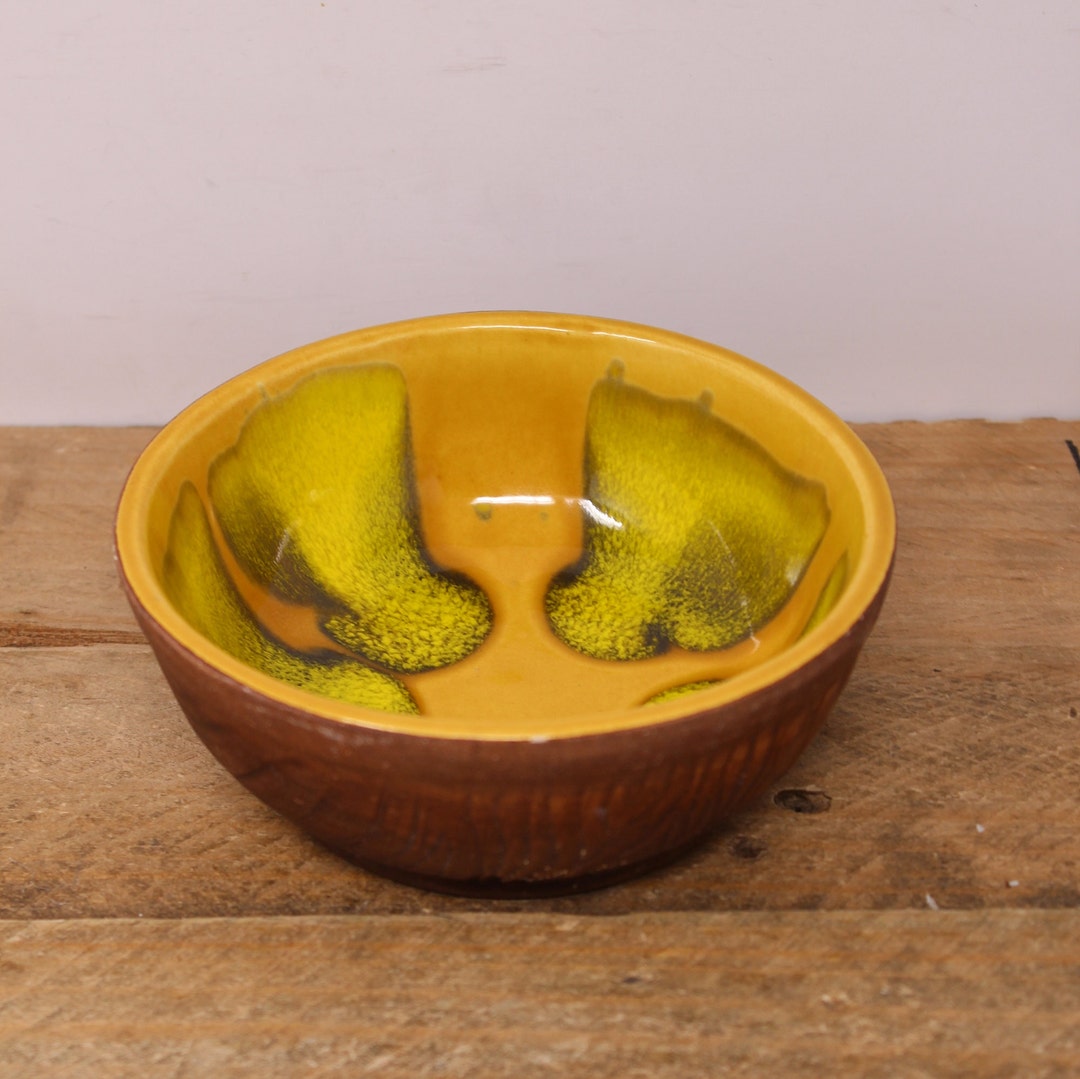 Colorful Vintage California Pottery - Sequoia Ware Bowl – U.S.A. 613-B ...