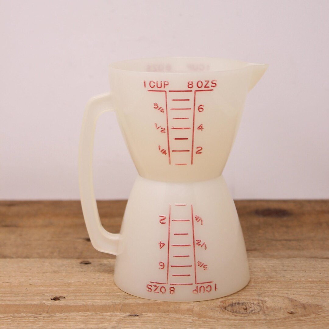 Vintage Tupperware Double Measuring Cup 680 - Etsy