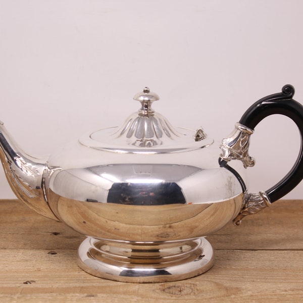 Silver Plate Teapot - Etsy