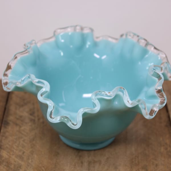 Turquoise Milk Glass - Etsy