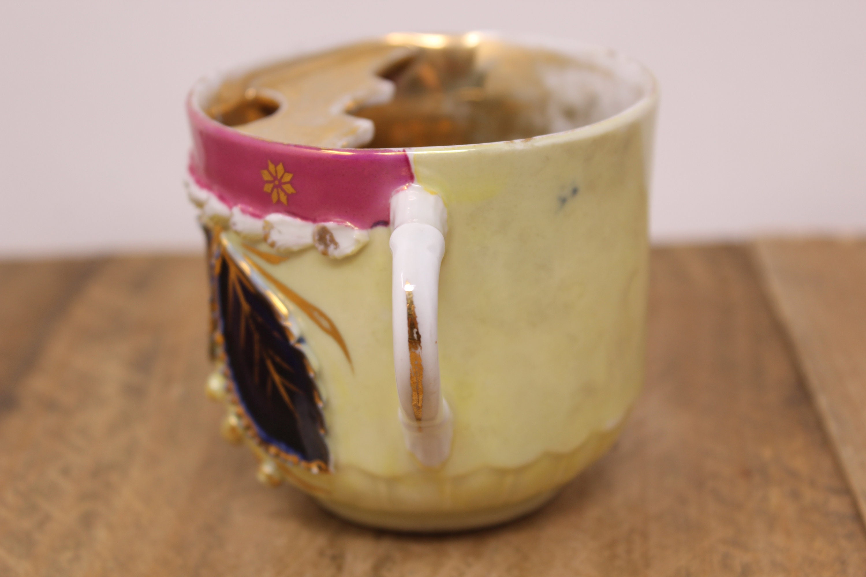 Antique Victorian Porcelain Mustache Guard Tea Cup - Etsy