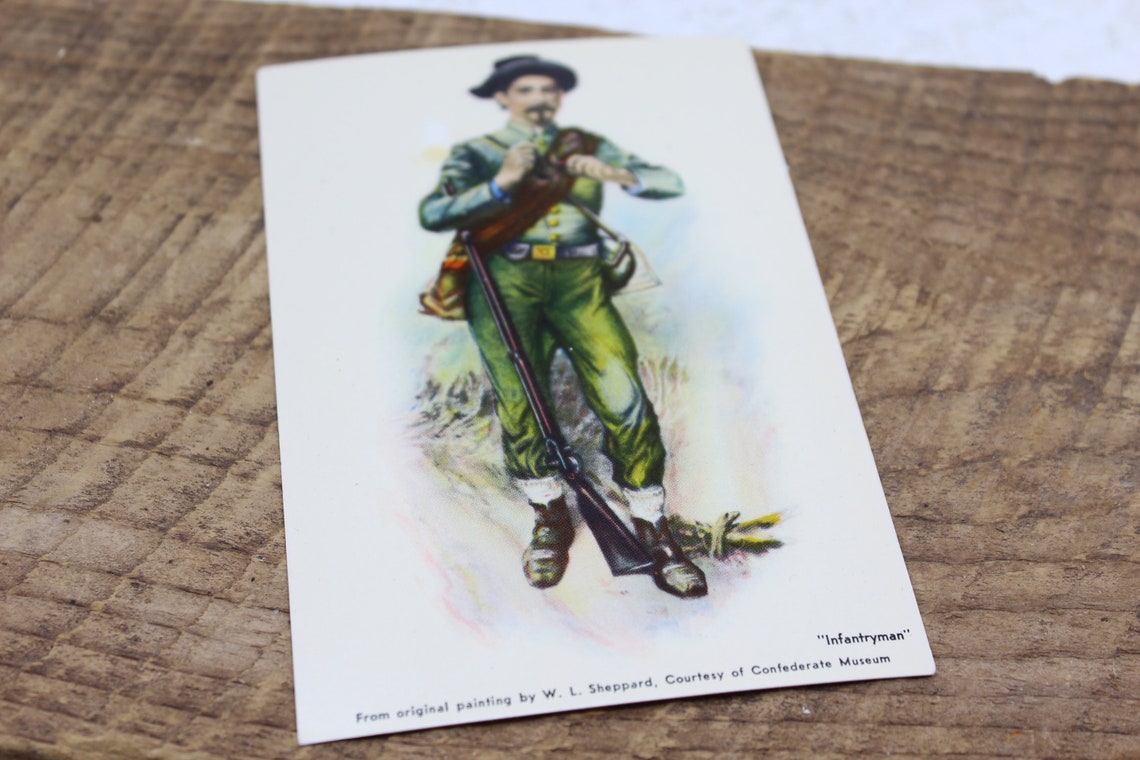 Civil War Postcards by W.L Sheppard the Cavalry Man the | Etsy