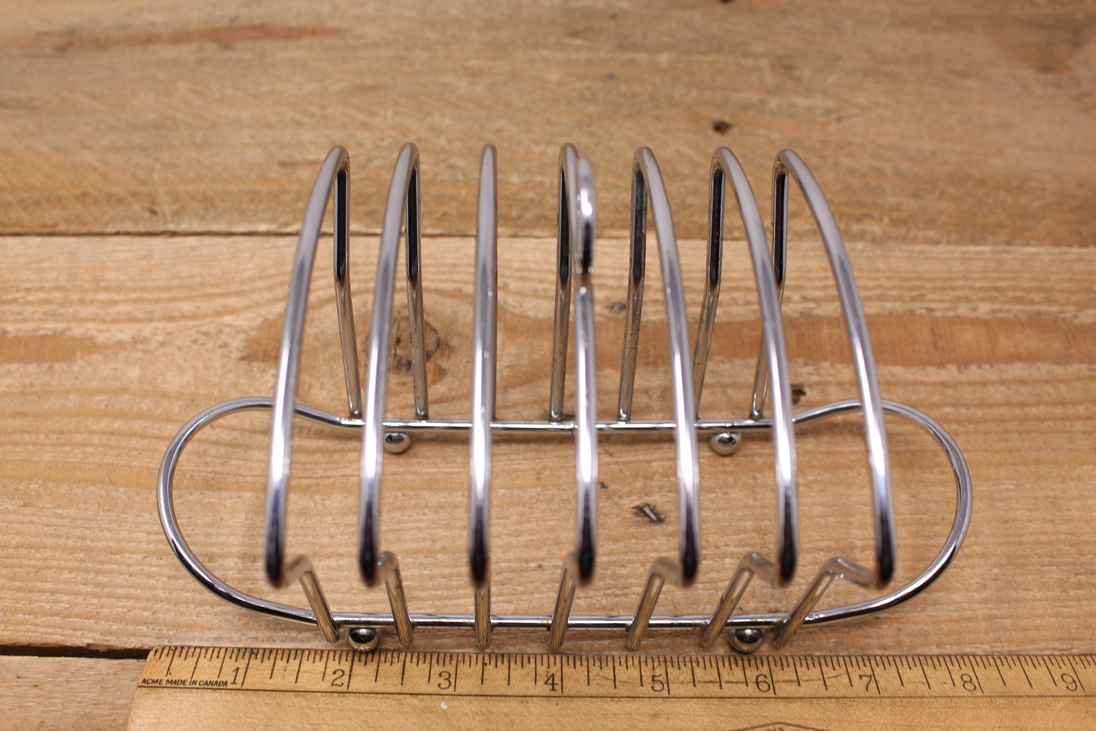 Vintage 6-slice Metal Toast Rack - Etsy