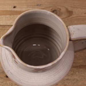 Vintage Redware Pottery Pitcher - Heart Design Pottery Pitcher / Jug - Etsy
