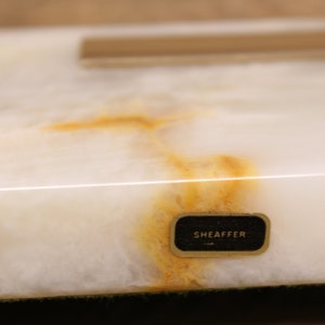 Vintage Sheaffer Marble Desk Double Pen Holder / Stand - Etsy