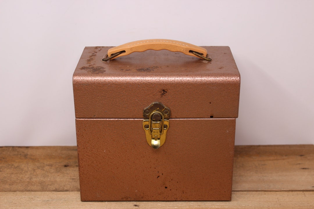 Vintage the Eagle Lock Co. - Metal File Box - Copper Color - Etsy