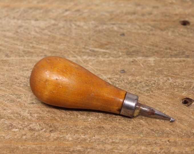 Antique Primitive Wood Handled Rug Hooking Hook - Etsy