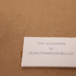 Vintage Jean Francois Millet the Gleaners Framed Printed Masterpiece - Etsy