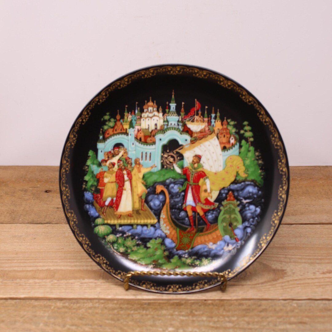 Vintage Russian Fairy Tales Collector Plate – Sadko, Bradford Exchange ...