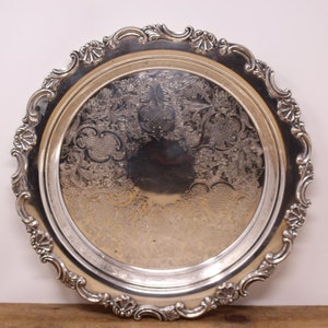 Vintage Sheffield Reproduction Plate Tray - Etsy