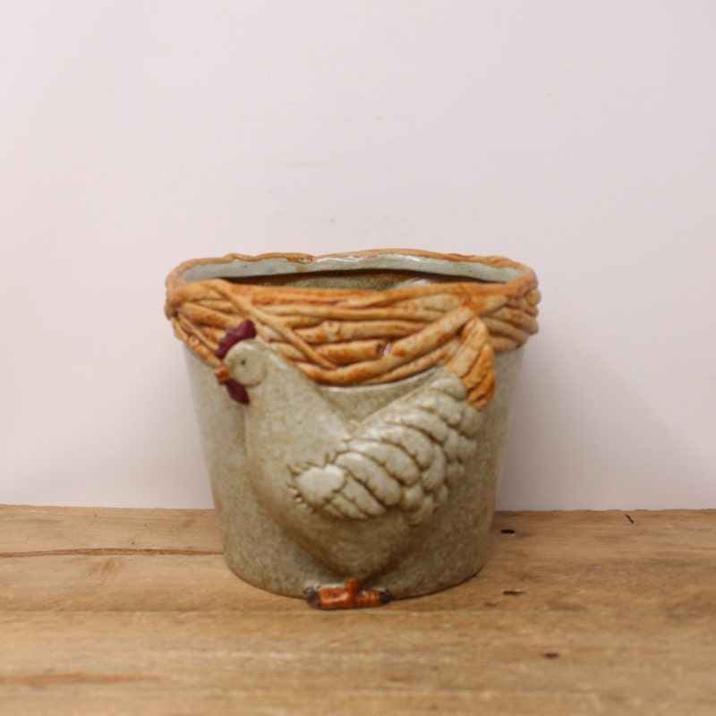 Chicken Planter Pot - Etsy