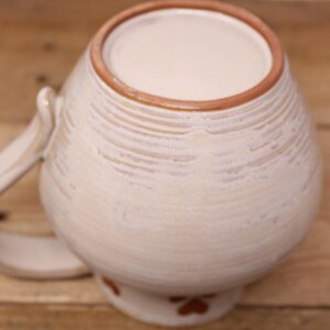 Vintage Redware Pottery Pitcher - Heart Design Pottery Pitcher / Jug - Etsy