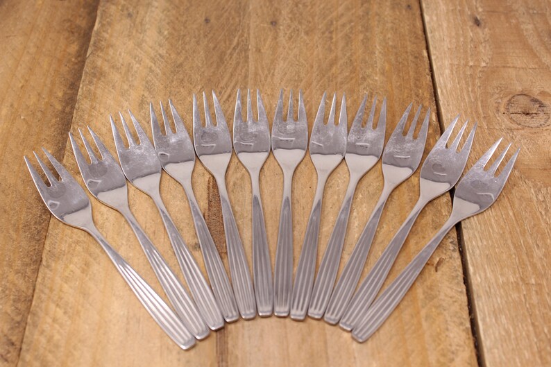12 Vintage Sarabande Vintage Dutch Cake / Pastry Forks. Made - Etsy
