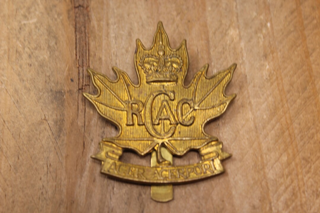 Vintage RCAC Royal Canadian Army Cadet Hat Badge - Etsy