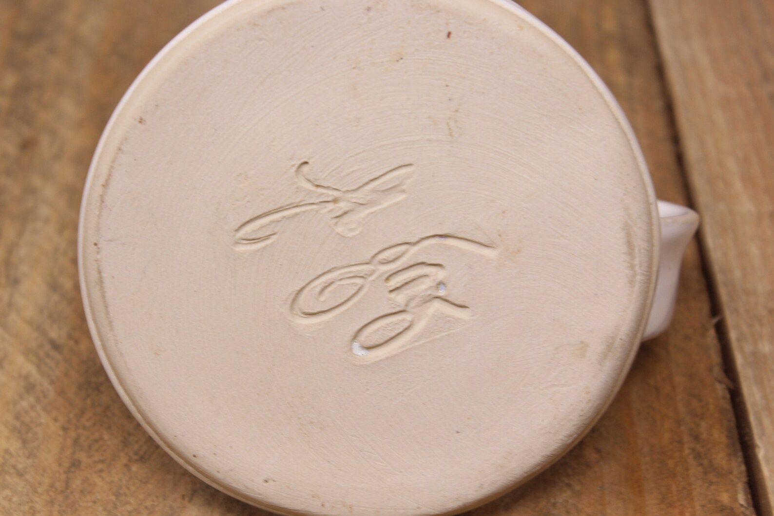 Flo Greig Pottery Finger Loop Candle | Etsy