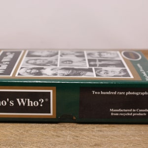 Who's Who? Famous People Trivia Game 1995 - Volume 1 - Etsy