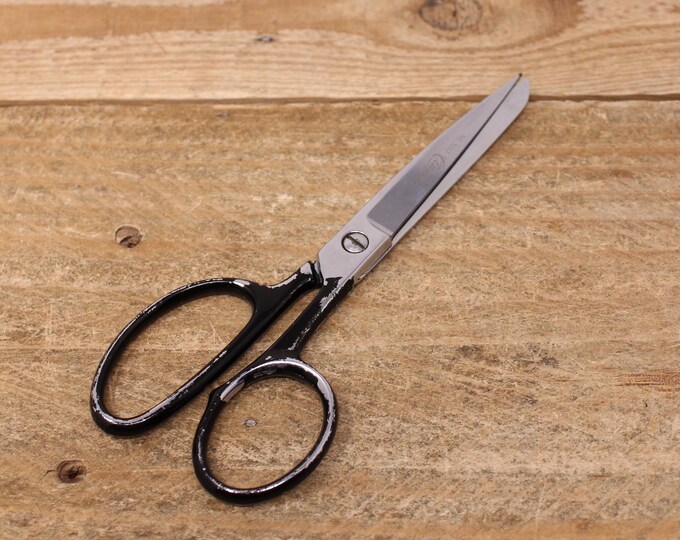 Vintage Clauss 3217 Scissors - Hot Forged Carbon Steel Scissors With Black Handles - Made in U.S ...