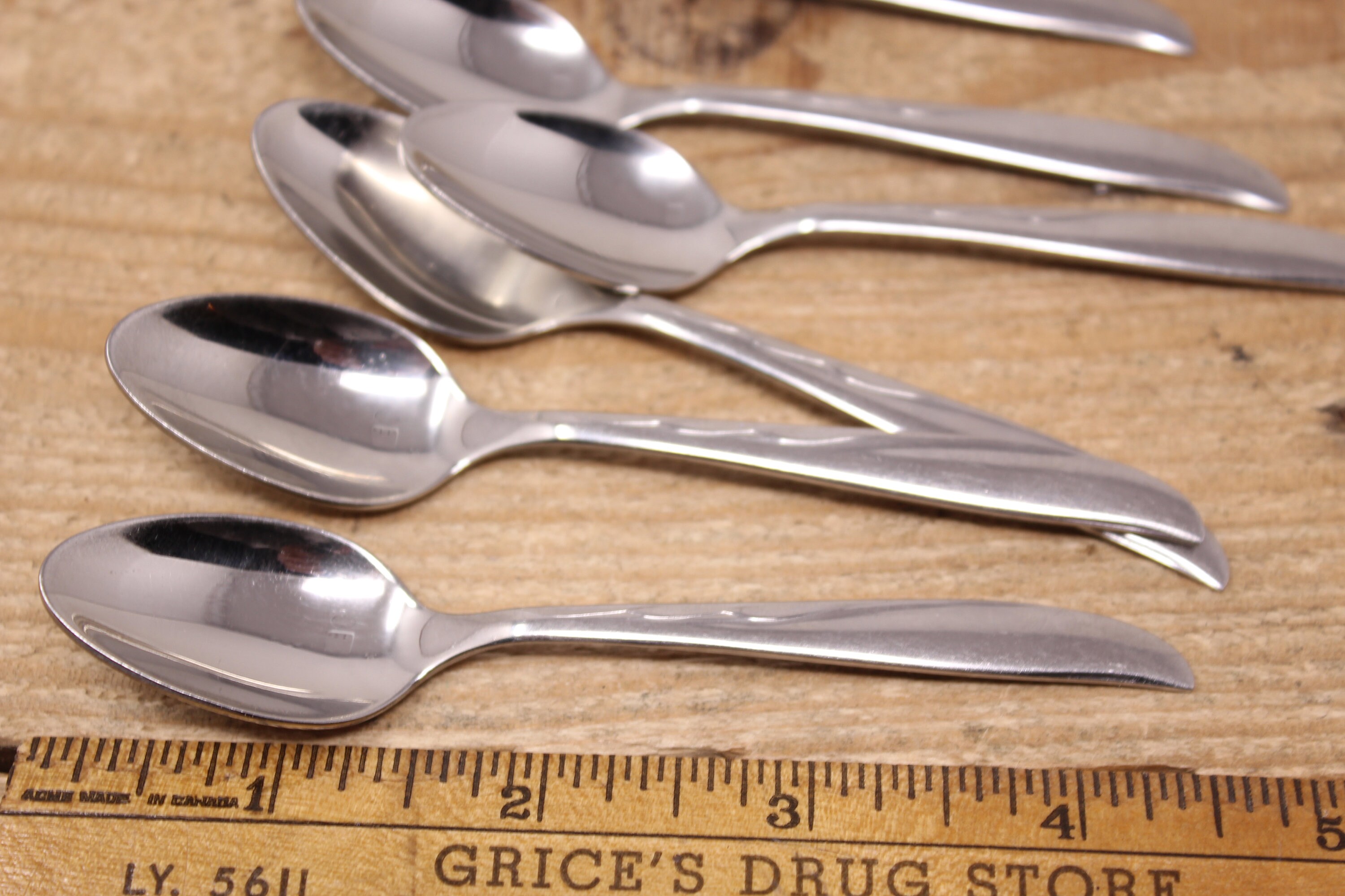 7 Tudor Stainless Demitasse Spoons - Canada (duchess) - Etsy