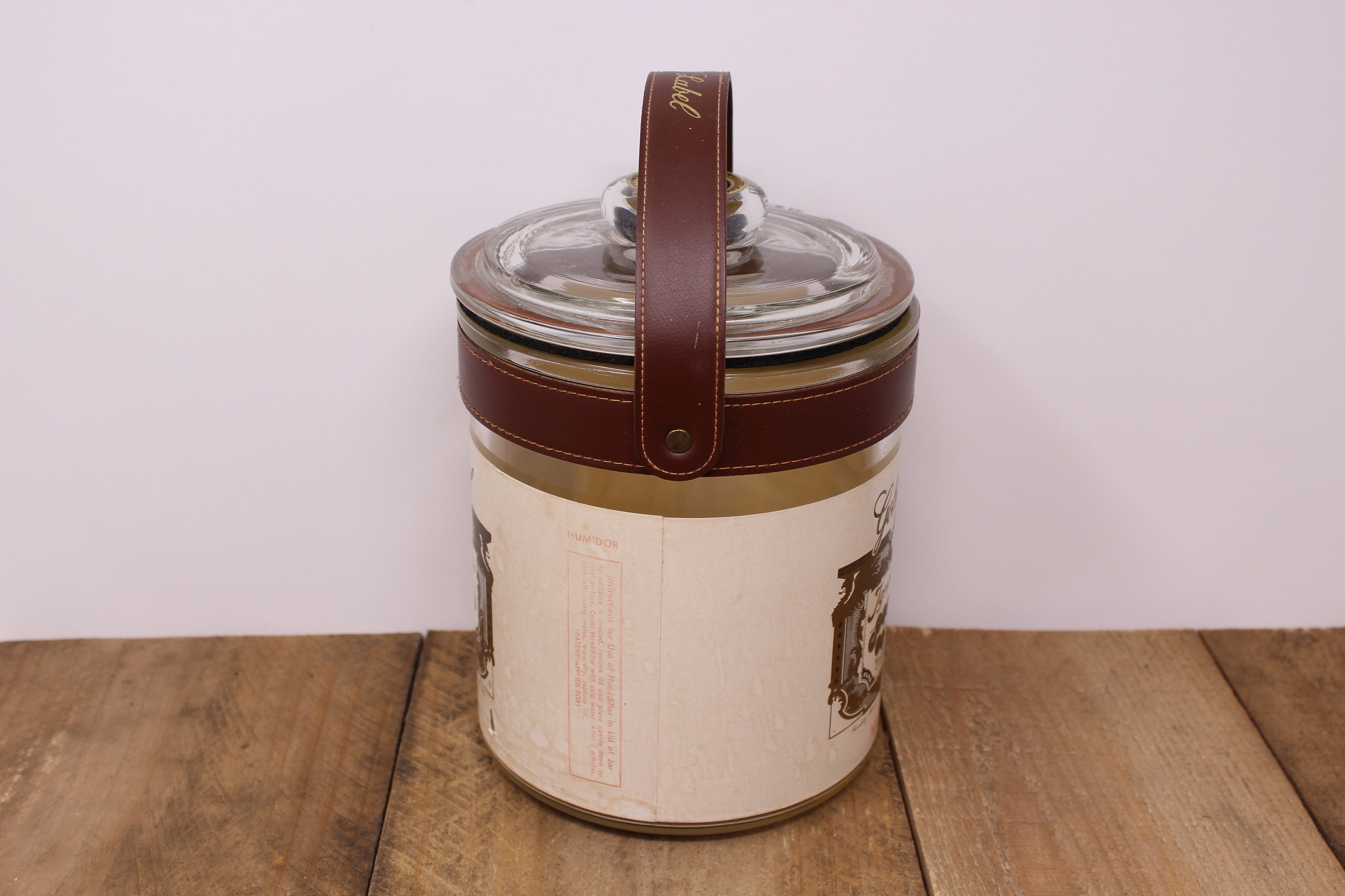 Gold Label Miramar Glass Cigar Humidor by Ignacio Haya | Etsy