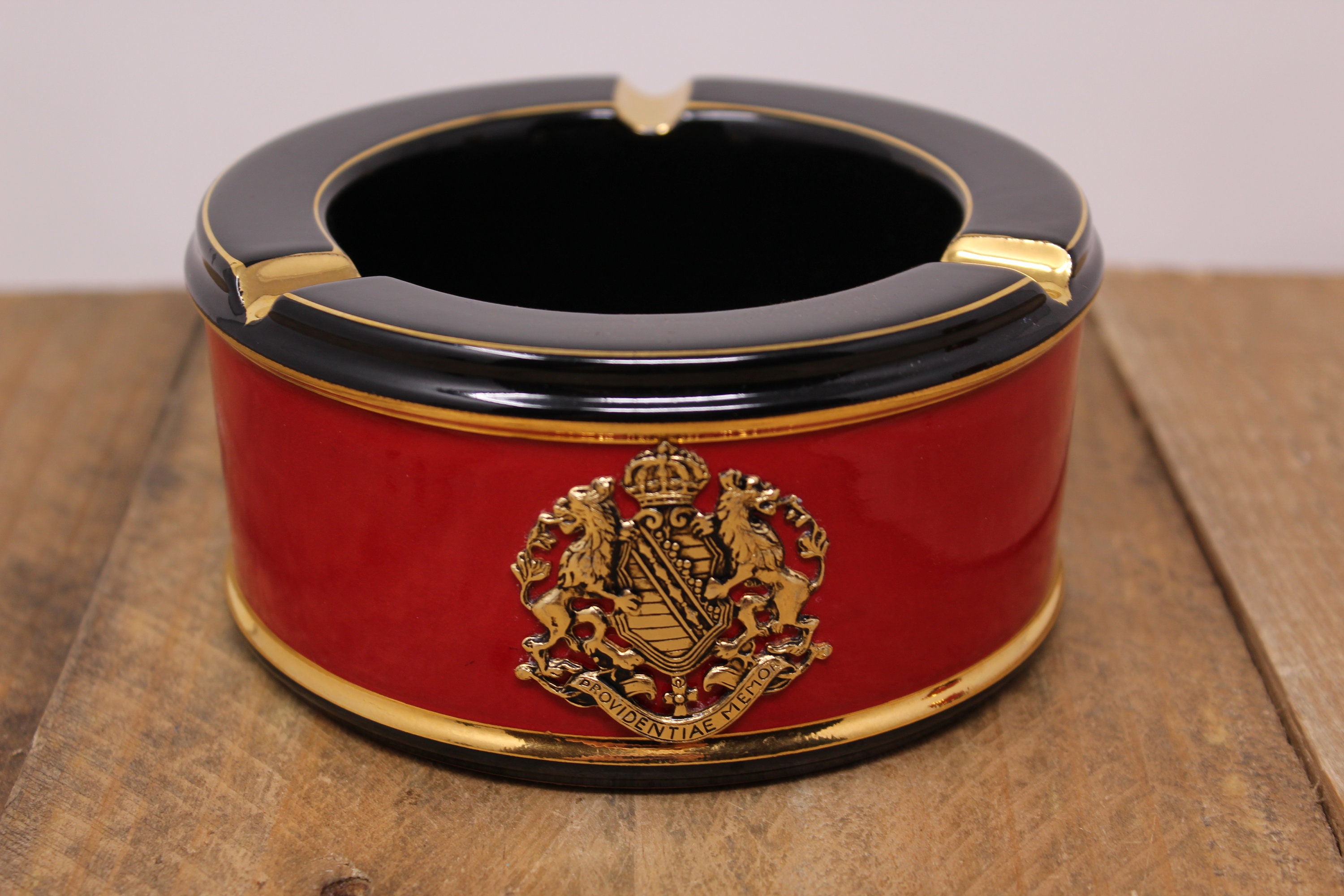 Ronson Handmade Florentine Ceramic Lighter & Ashtray Set - Etsy