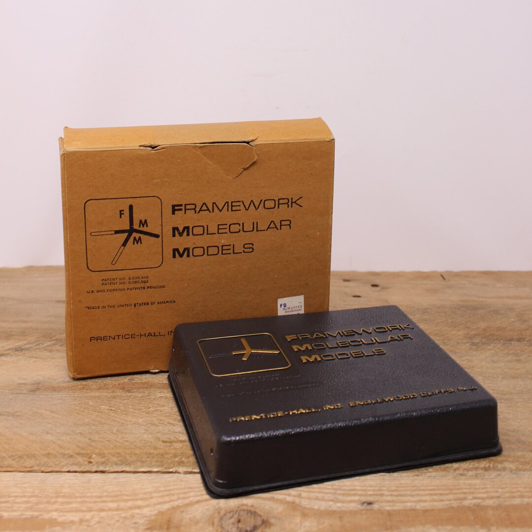 Vintage Framework Molecular Model Kit Prentice-hall 1965 - Etsy