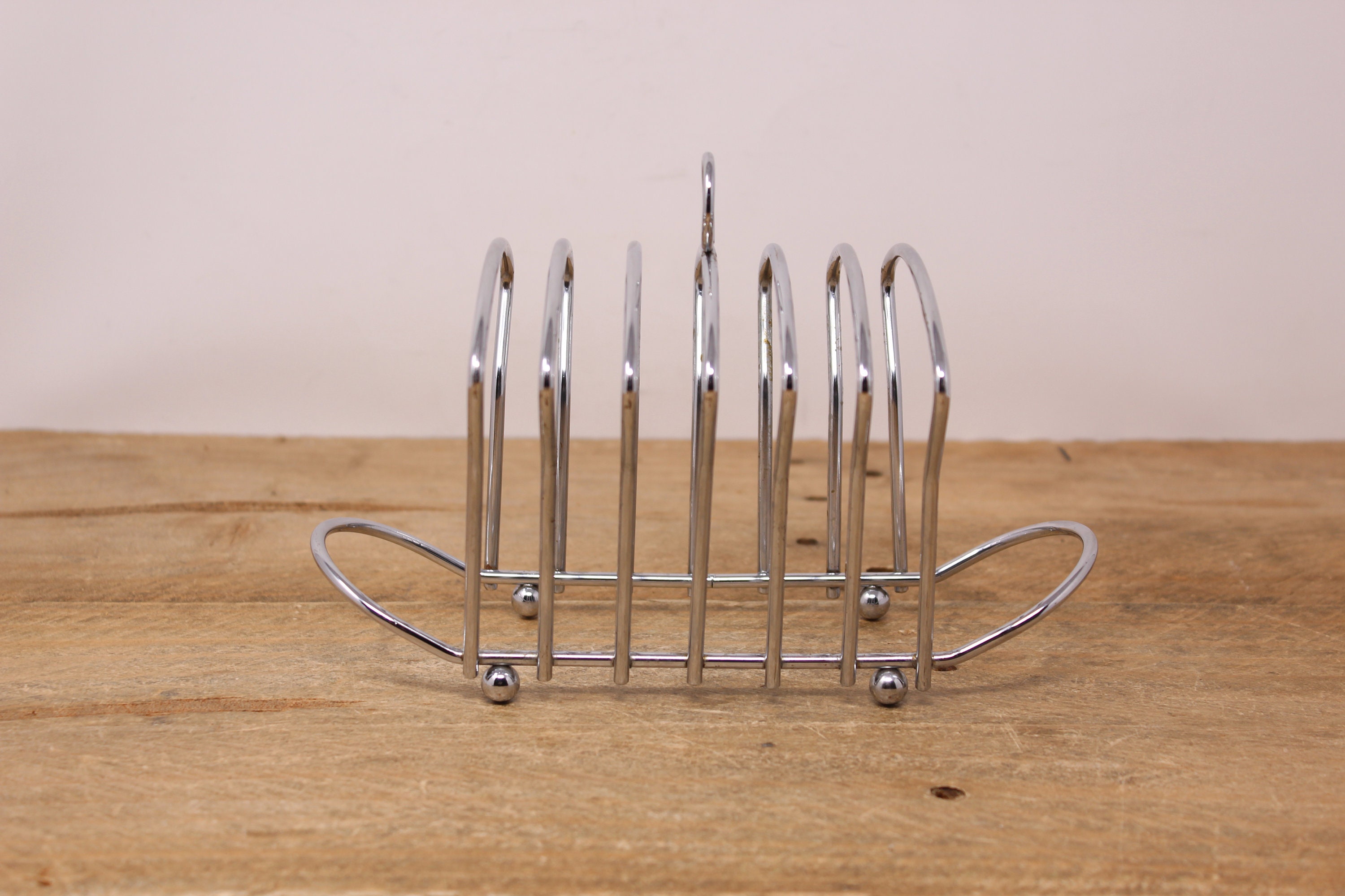 Vintage 6-slice Metal Toast Rack - Etsy