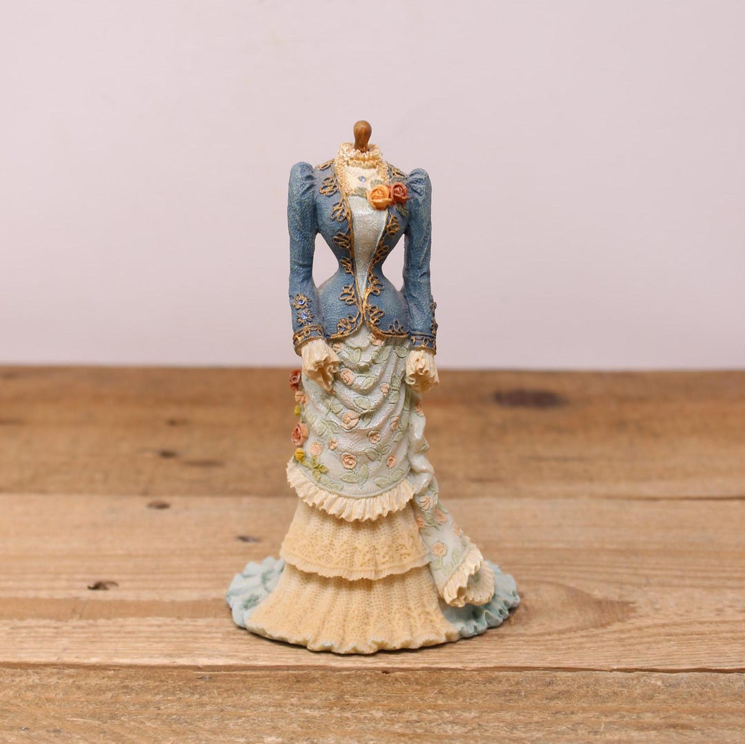 Vintage "victorian Treasures" Dress Form / Victorian - Pink and Blue ...