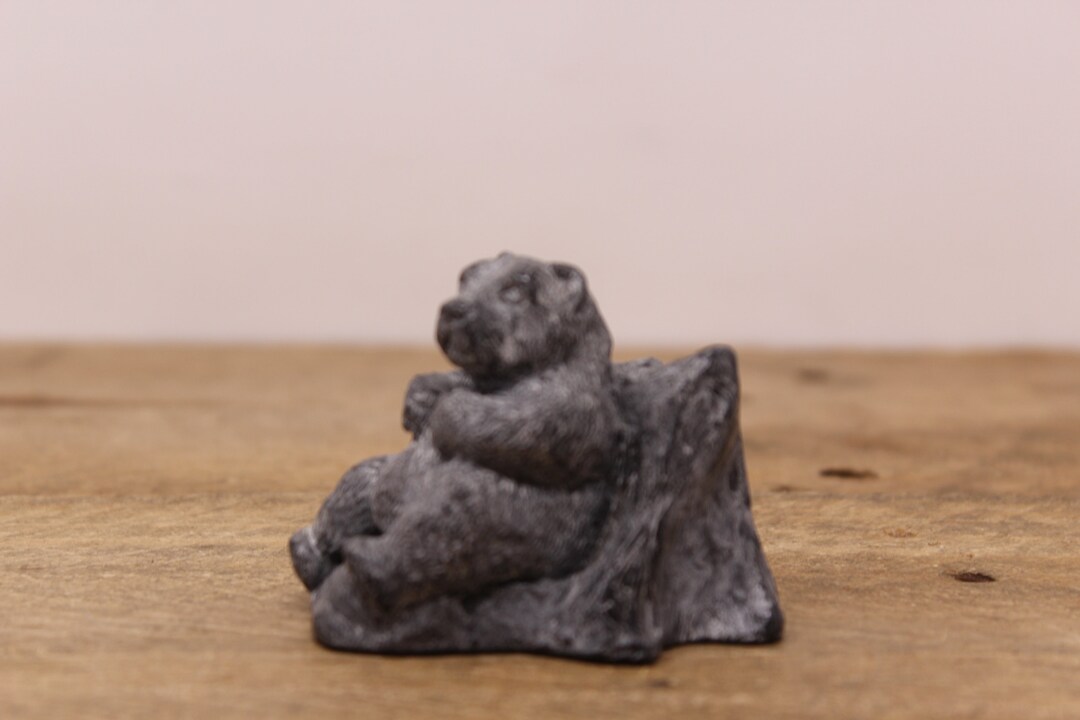 Vintage Pearlite Stonecraft Bear Sculpture - Made in Canada - Etsy