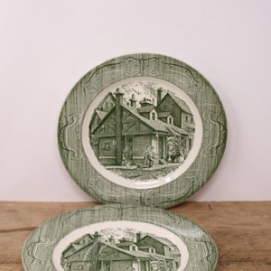 2 Vintage "the Old Curiosity Shop" Dinner Plates - U.S.A. - Etsy Canada