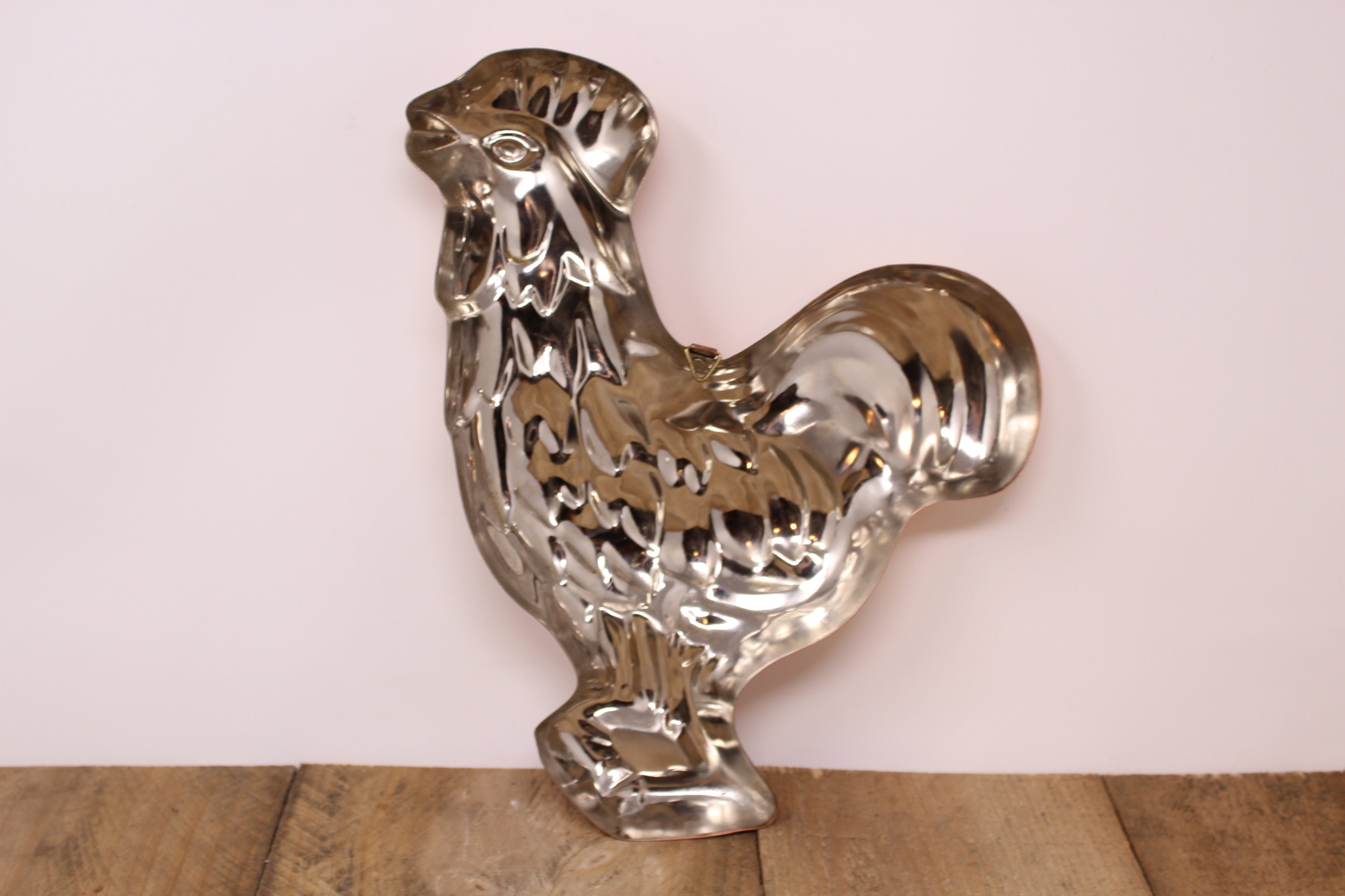 Retro Copper Rooster Hanging Chicken Mold | Etsy