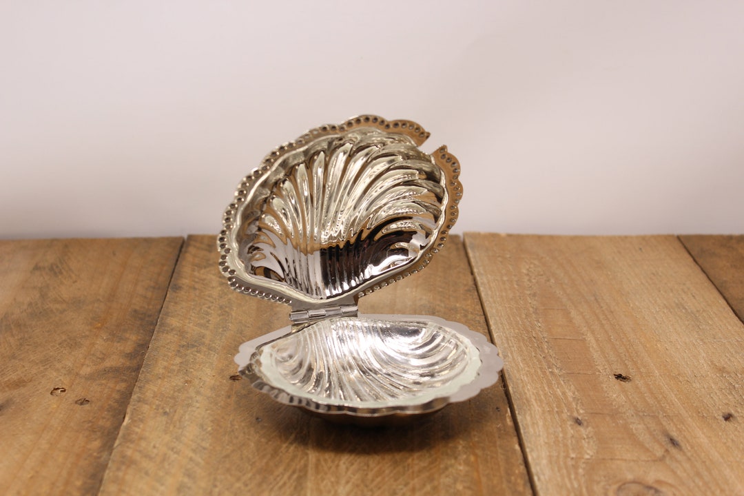 Vintage Leonard Silver Plate Clam Shell Serving Dish - Etsy