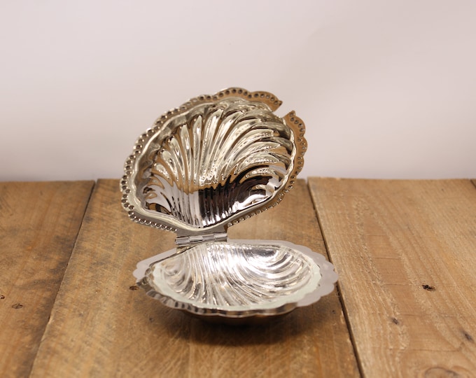 Vintage Leonard Silver Plate Clam Shell Serving Dish - Etsy