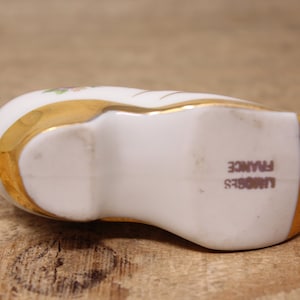 Vintage Limoges Porcelain Miniature Shoe - France - Etsy