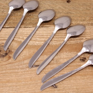 7 Tudor Stainless Demitasse Spoons - Canada (duchess) - Etsy