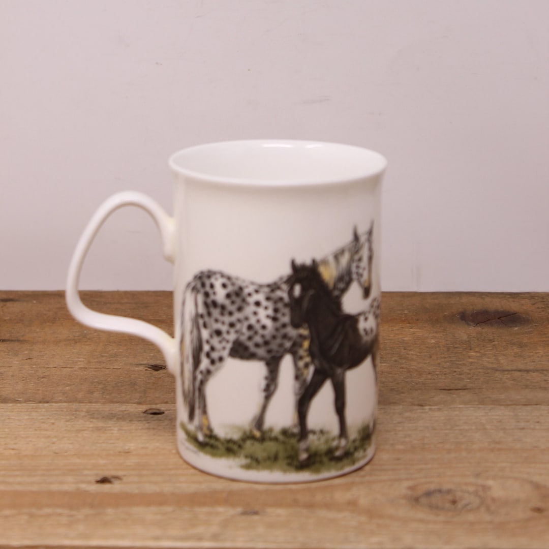 Vintage Roy Kirkham - Shire Horses - English Bone China Coffee / Tea ...