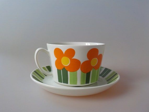 Annemarie Figgjo Tea Cup Set by Kirsten Selmer - Etsy