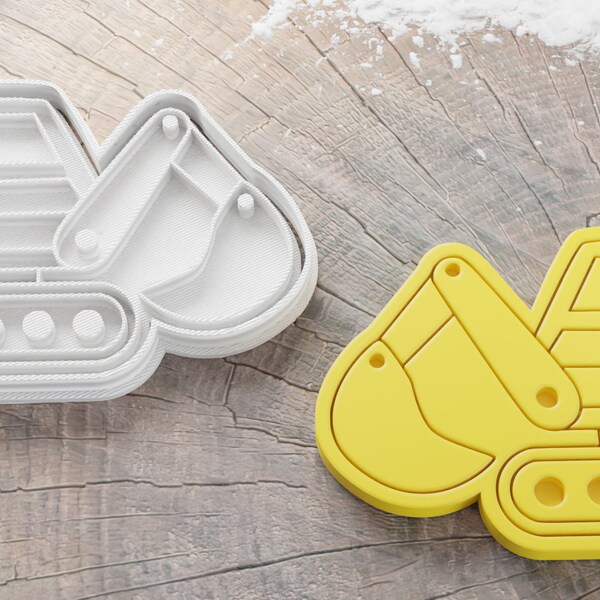 Excavator Cookie Cutter - Etsy