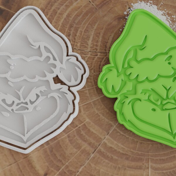 Grinch Cookie Cutter - Etsy