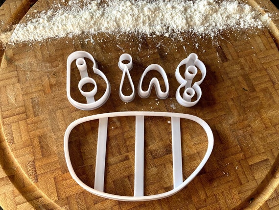 Bing Bunny Logo Cookie Cutter Fondant Icing Home & Hobby Baking Food ...